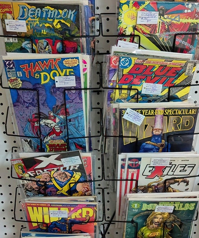 Nostalgia in technicolor! These vintage comic books transport you back to Saturday mornings when superheroes solved everything and cereal was a perfectly acceptable breakfast.