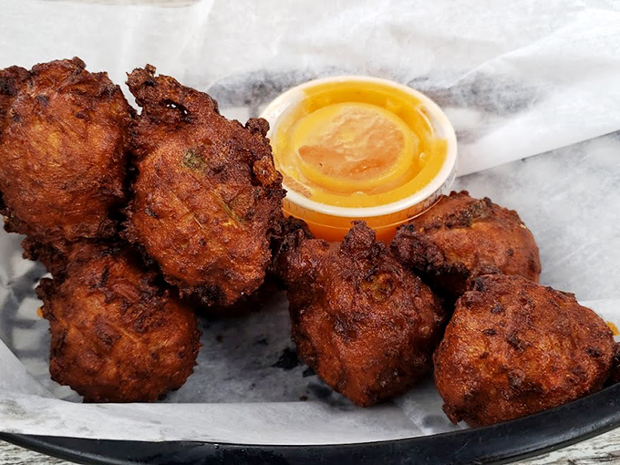 Golden spheres of perfection that prove sometimes the best things in life are deep-fried and delicious.