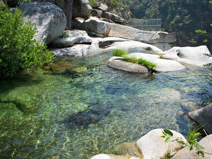 Mother Nature's infinity pool. Crystal-clear waters invite weary hikers for a refreshing dip—better than any five-star resort amenity.