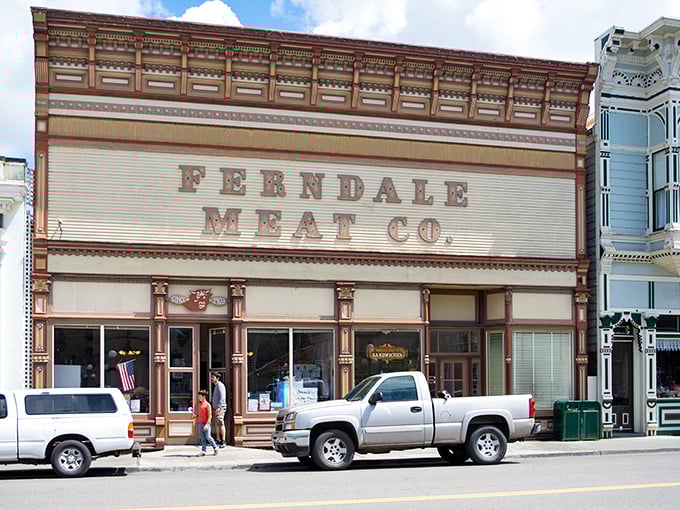 The Ferndale Meat Company isn't playing dress-up in vintage clothing—this is the real deal, where locals have been getting quality cuts for generations.