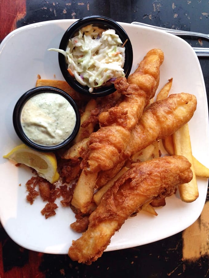 This isn't just fish and chips – it's a golden-battered revelation served with creamy coleslaw that might make you forget you're landlocked in Missouri.
