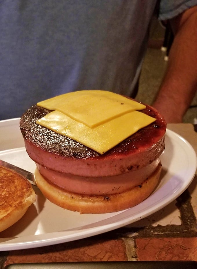Bologna gets its glamour shot! Thick-cut, perfectly grilled, crowned with melty cheese—this isn't your sad childhood sandwich; it's the glow-up we all needed.