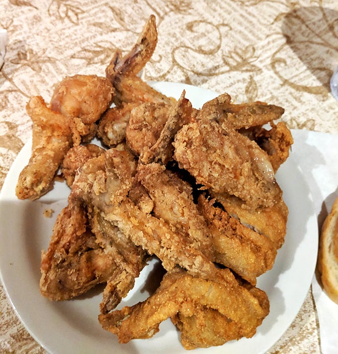 Golden, crispy, and perfectly seasoned – this fried chicken delivers the kind of crunch that echoes through your soul.