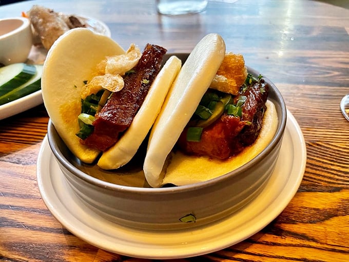 These pork belly bao buns aren't just appetizers—they're life-changing flavor bombs with perfectly glazed meat nestled in cloud-like pillows.