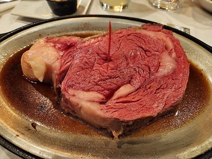 This prime rib isn't just dinner—it's an event. The perfect pink interior surrounded by a seasoned crust is Wisconsin's answer to culinary nirvana.