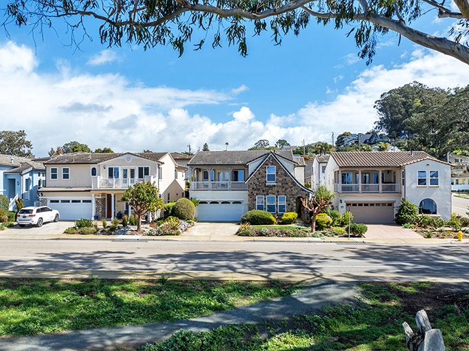 Coastal living at its finest—these charming homes offer residents front-row seats to California's most spectacular natural show every single day.