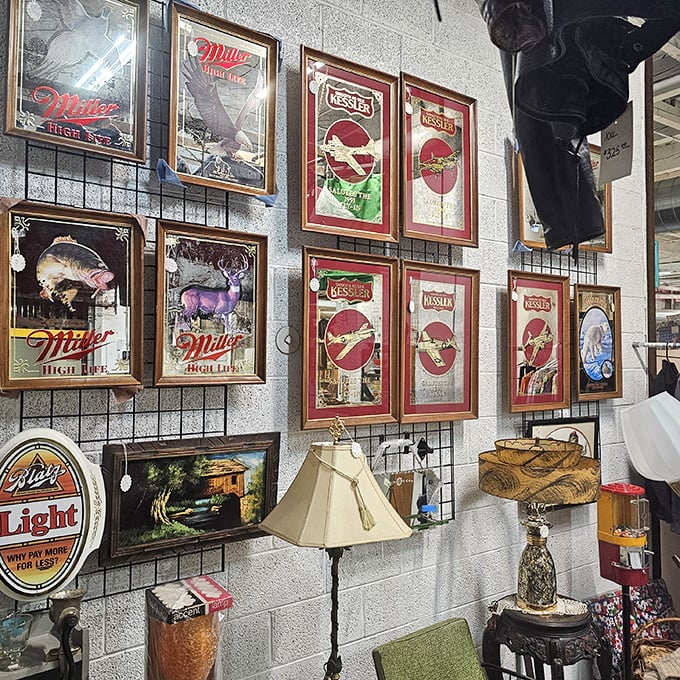 Milwaukee's brewing heritage lives on through vintage advertisements. These aren't reproductions—they're liquid history preserved in metal and glass.