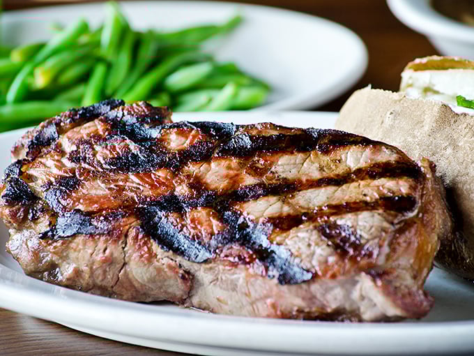 That char, that color, that promise of perfectly cooked beef – this is why we invented fire.