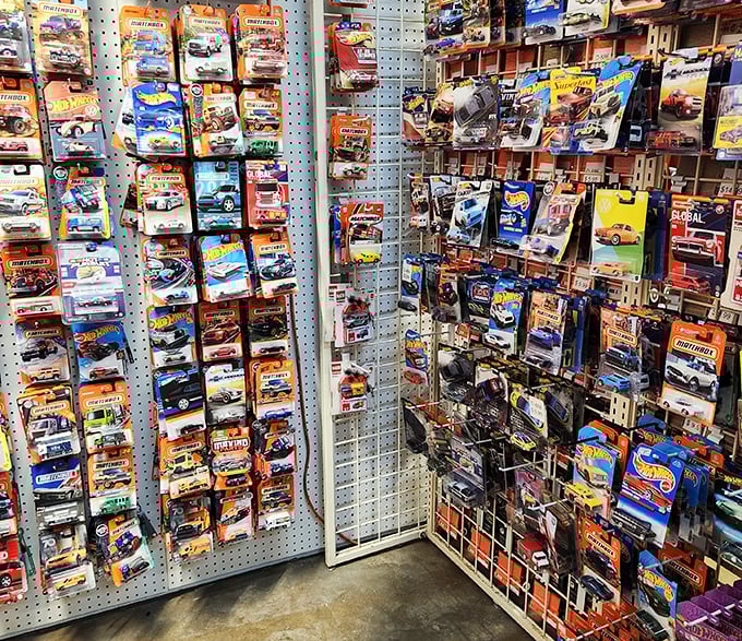 More die-cast cars than your childhood dreams could handle – and yes, that's definitely the one you lost in 1973.