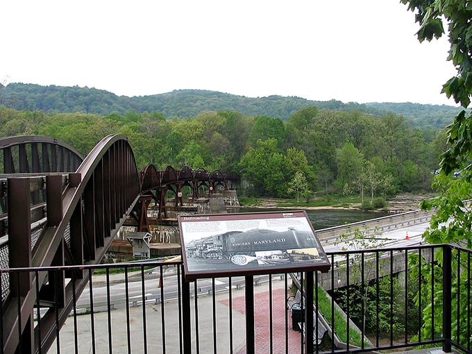The historic bridge connects more than just riverbanks—it links us to a time when railroads were the superhighways of American progress.
