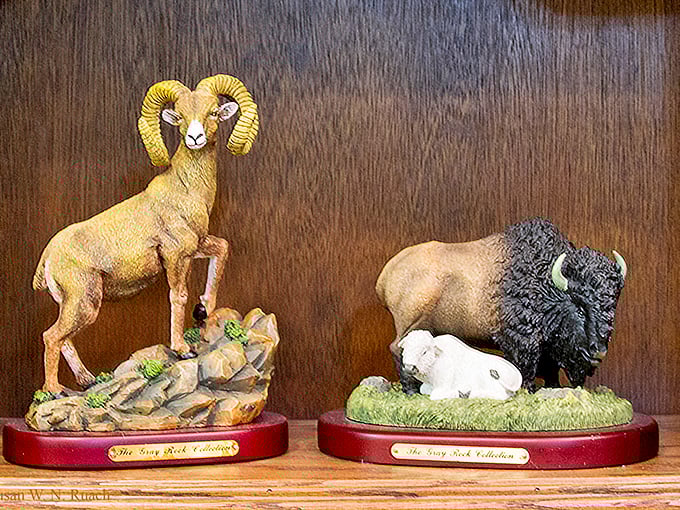 Nature's nobility captured in miniature—these Gray Rock Collection figurines remind us of a time when mantelpieces were personal museums.