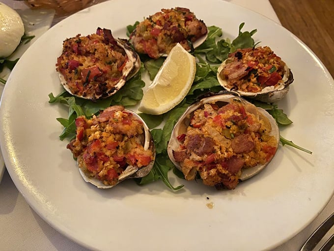 These Baked Clams Casino aren't playing games with flavor—they're serious contenders for the title of "Most Likely to Disappear Before You Can Say Bravo."