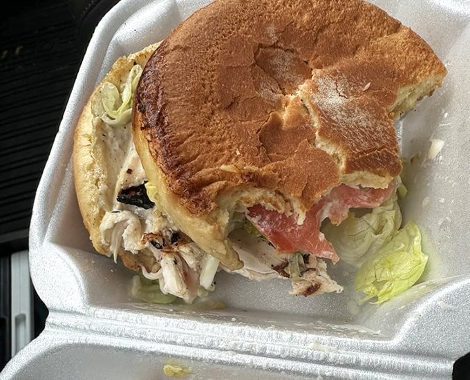 This chicken sandwich isn't just a meal, it's an event—tender meat, perfect bread, and just enough toppings to make your taste buds throw a party.