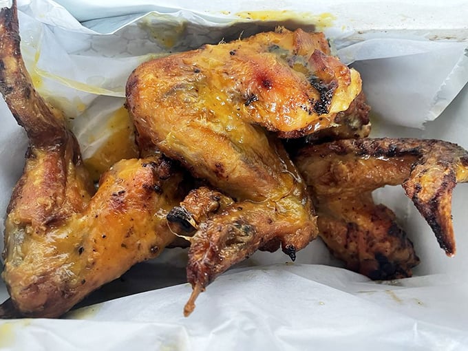 Golden, crispy, and glistening with glaze—these smoked wings will haunt your dreams in the best possible way.