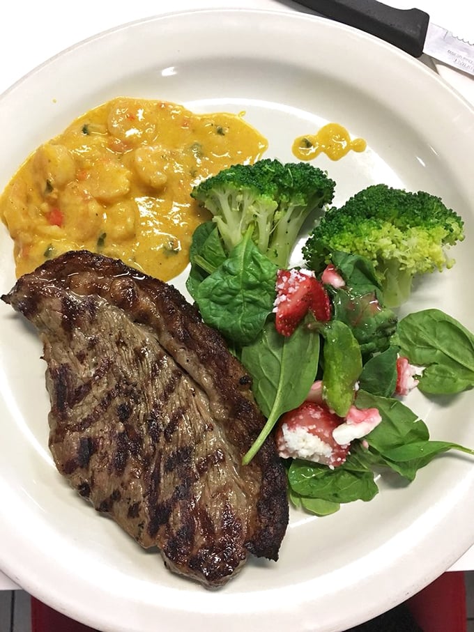 This isn't just steak—it's a love letter to beef, accompanied by a creamy sauce that would make a vegetarian question their life choices.