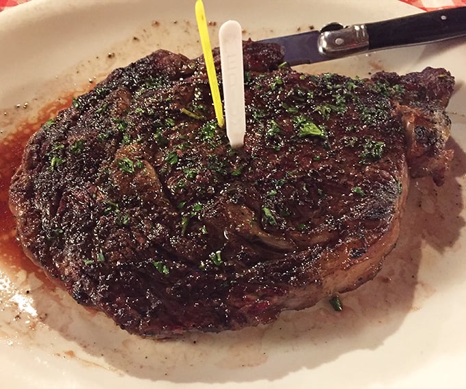 This ribeye is proof that sometimes the best culinary technique is just knowing when to leave perfection alone.