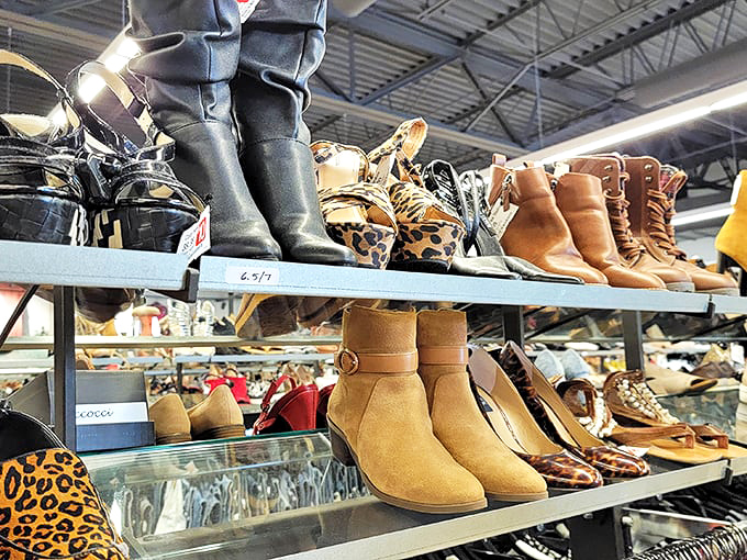 These boots were made for walking… right into your closet. From practical flats to statement leopard prints, footwear finds await at every turn.