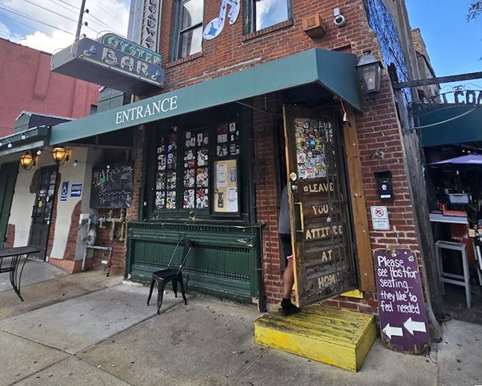 Broadway Oyster Bar's entrance says it all: "Leave Your Attitude At Home." Your reward? Seafood that doesn't need your approval.