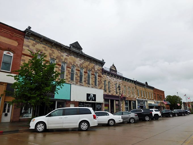 Chadron's mix of old brick and modern storefronts creates that perfect college town energy.