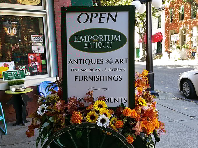 Historic downtown charm meets serious antique hunting - where every storefront tells its own fascinating story.