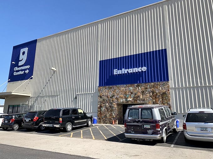 The Goodwill Clearance Center's warehouse atmosphere promises serious bargains for dedicated treasure hunters everywhere.
