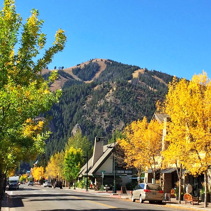 Ketchum's streets blend mountain adventure with sophisticated charm, where hiking boots meet designer coffee.