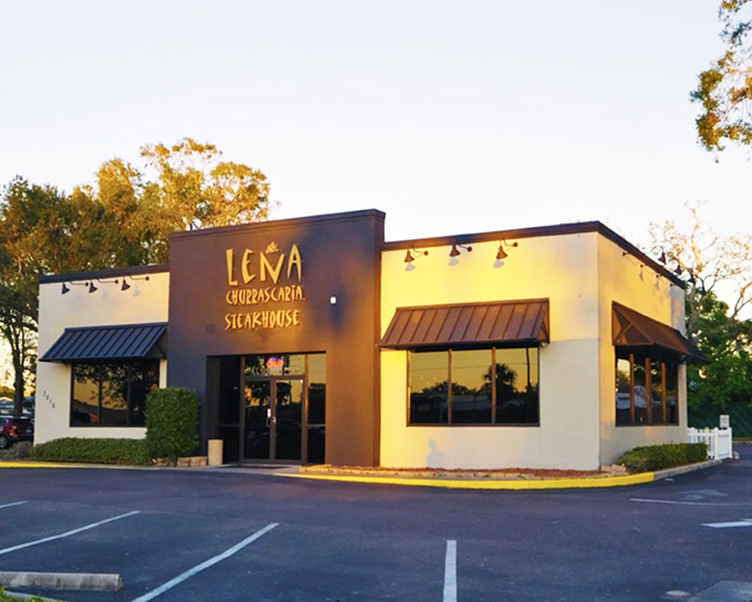 Leña's modest exterior hides a Brazilian grilling paradise – like finding Rio's best steakhouse tucked away in New Port Richey.