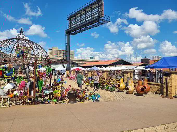 Urban treasure hunting with a skyline view – where city meets country and everyone finds something special.