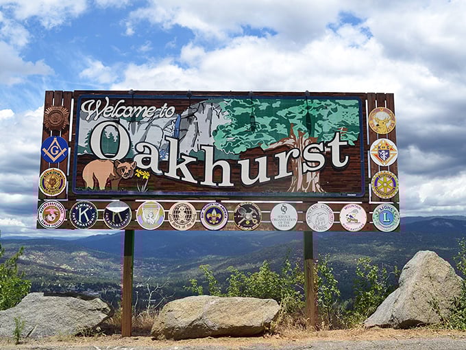 Oakhurst's mountain backdrop frames everyday life beautifully, turning grocery runs into scenic adventures.