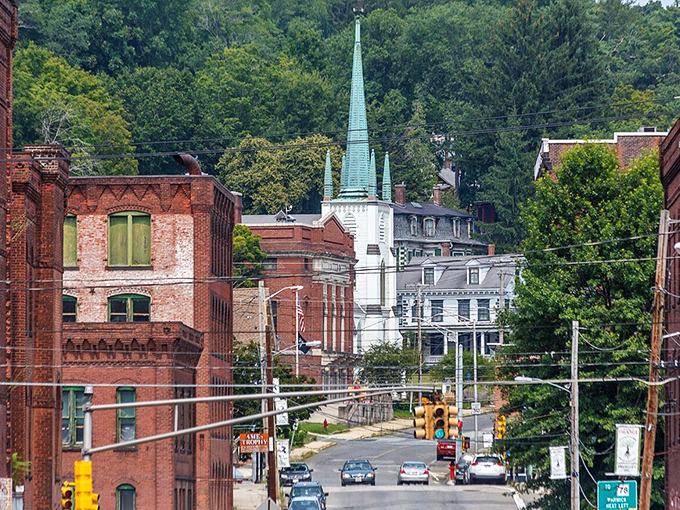Orange's modest main street might not look fancy, but the savings at local shops will have you grinning like a lottery winner.