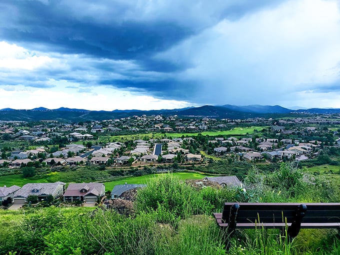 Prescott's view has been the heart of town since territorial days. Those trees have witnessed more than a century of Western history.