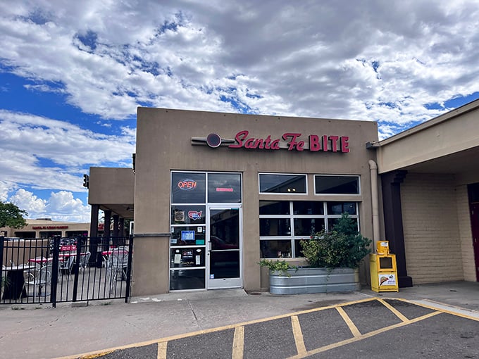 Simple storefront, serious flavors – Santa Fe Bite keeps things real while your taste buds do the happy dance.