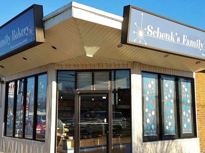 Sunlight bounces off wide windows as Schenk’s Family Bakery invites you in with its cheerful glow and rows of sweet traditions.