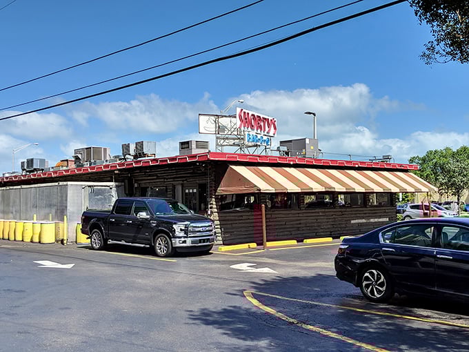 Shorty's classic diner look tells you this place has been perfecting barbecue since your parents' generation.