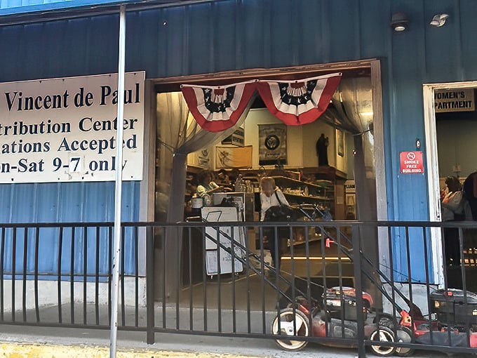 This blue warehouse holds more surprises than a game show - and the prices are winners.