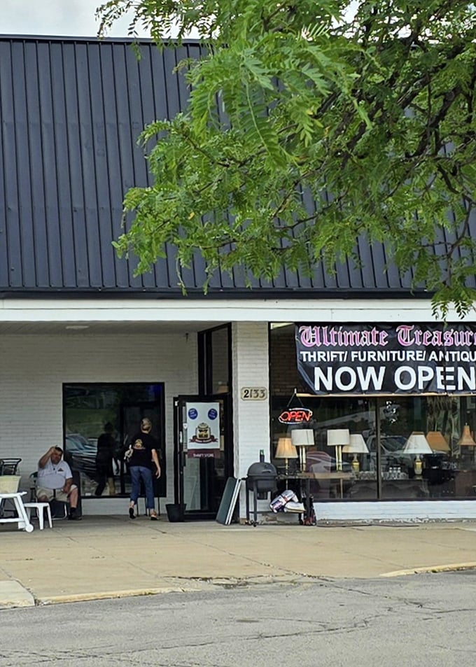 Modest storefronts often hide the biggest surprises - this one's practically bursting with hidden treasures.