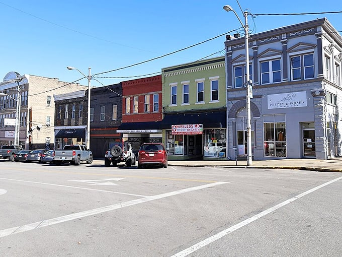 Classic architecture meets practical shopping in downtown streets where your dollar still stretches like it should everywhere.