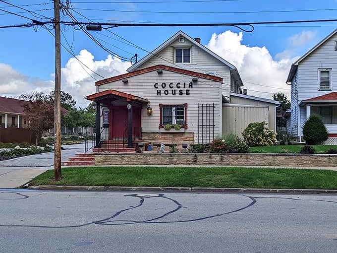 Home sweet pizza home! This charming house-turned-pizzeria proves the best restaurants don't need fancy architecture, just fantastic food.