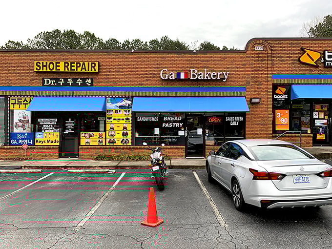Don't let the strip mall location fool you – this bakery is hiding authentic French treasures. One bite of their ham and butter sandwich will transport you across the Atlantic.