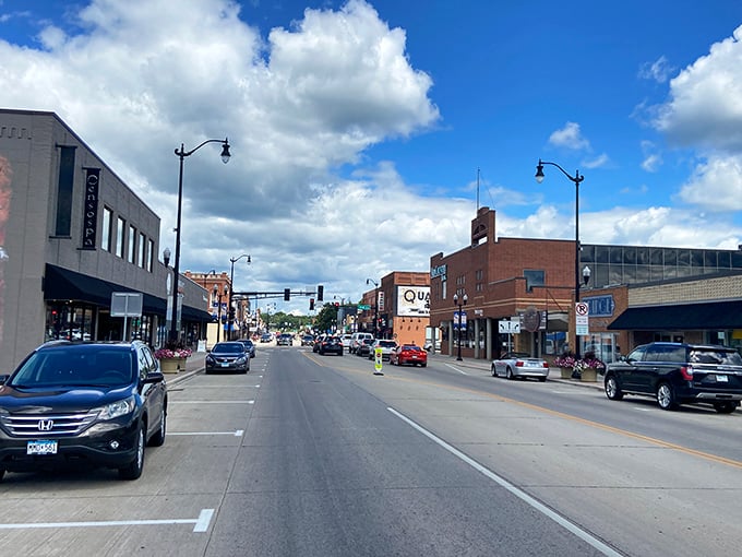 These wide, clean streets create a peaceful setting where neighbors still wave and conversations flow naturally.
