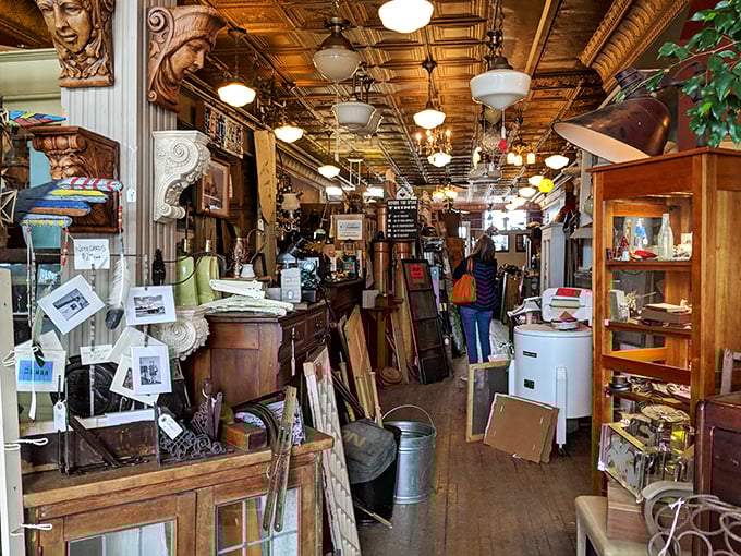 Kalamazoo Antique Market: "Wooden beams, tin ceilings, and treasures as far as the eye can see. Indiana Jones would skip the temple for this."