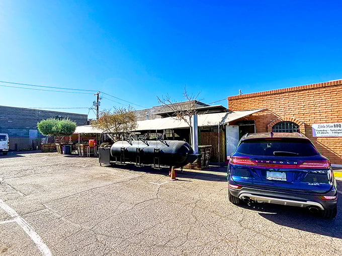 Those big smokers out back aren't just for show - they're working overtime creating BBQ perfection.