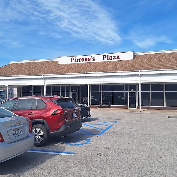 Don't judge this pizza book by its cover. Pirrone's modest exterior hides St. Louis-style pizza that locals drive miles to enjoy.