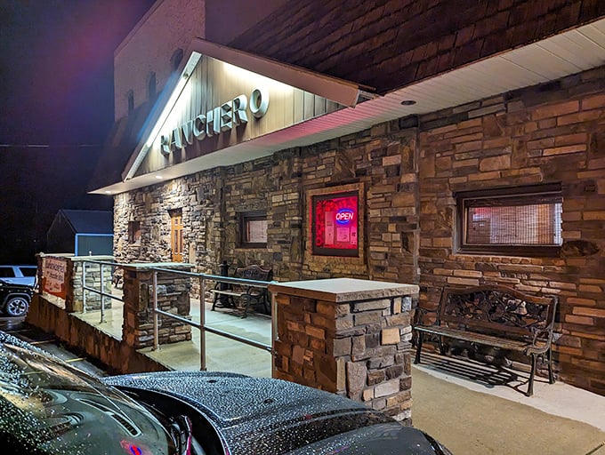 When a place looks this solid and inviting, you know they're serious about both atmosphere and food.