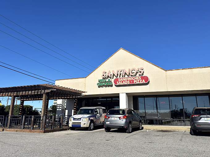 Strip mall location, five-star flavors – never judge a pizzeria by its parking lot.