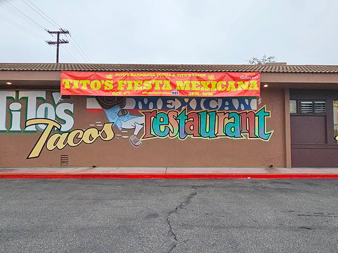 Those colorful murals hint at the fiesta of flavors waiting inside this institution.