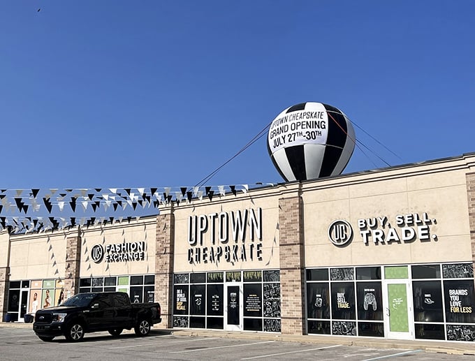 That grand opening balloon suggests someone's very excited about bringing quality secondhand goods to Fort Wayne.