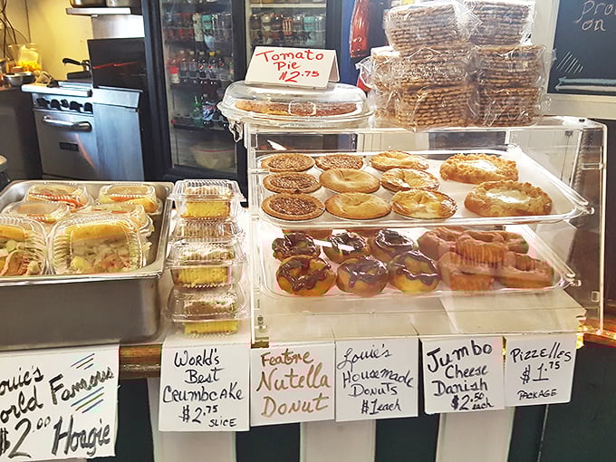 Carb paradise that would make any diet plan tremble in fear. The Nutella donut alone is worth setting your alarm for 5 AM.