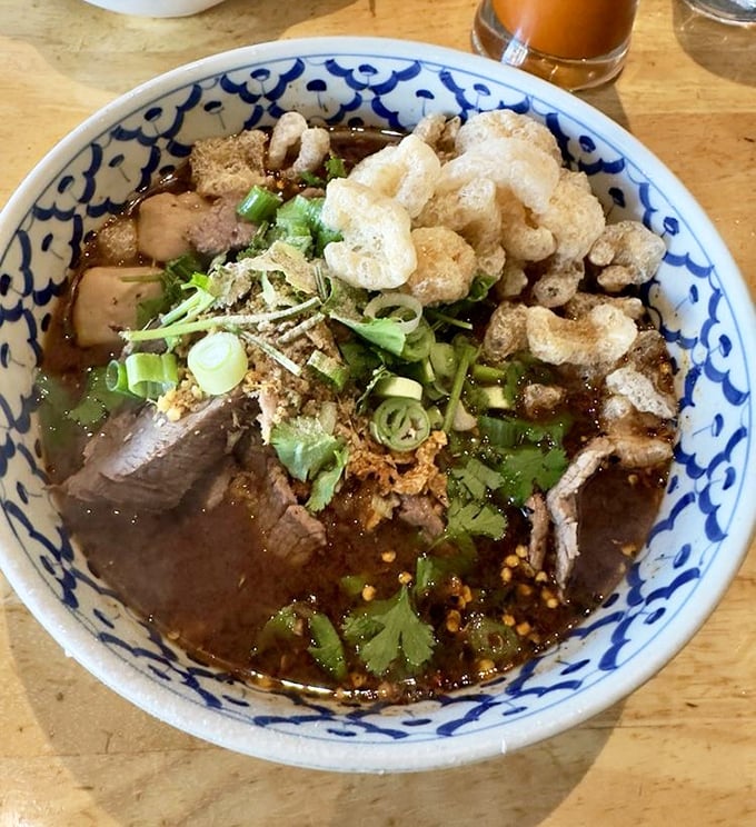 This boat noodle soup doesn't just satisfy hunger—it tells a story in every spoonful, with layers of flavor that unfold like a delicious mystery novel.