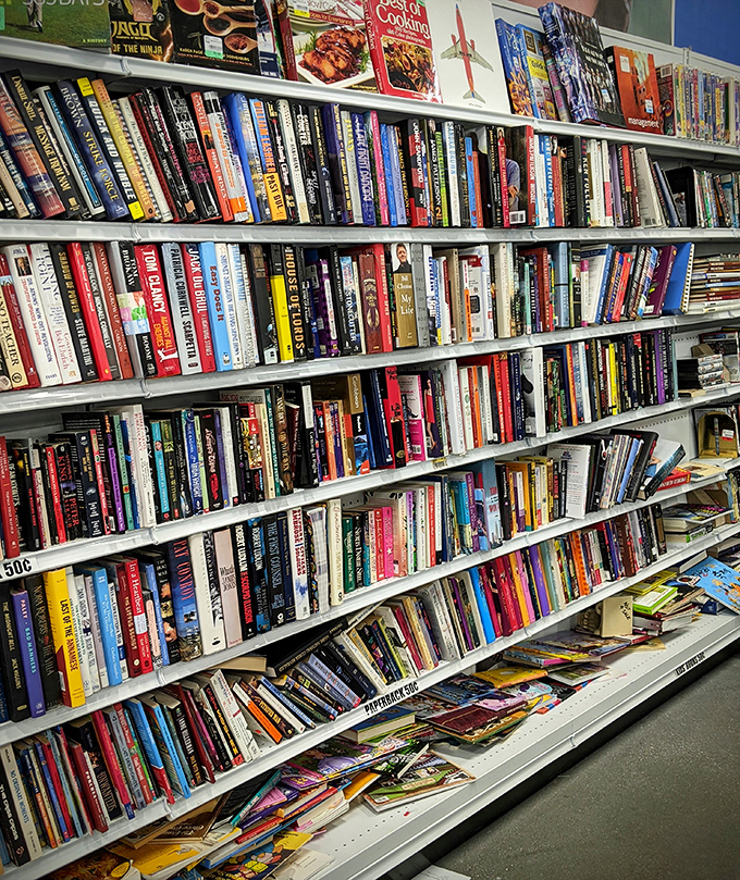 A bibliophile's dream or a librarian's nightmare? Cookbooks, novels, and forgotten bestsellers create a literary treasure map.